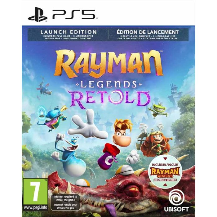 PS5 Rayman Legends Retold Launch Edition