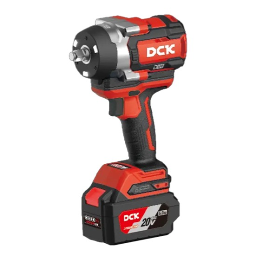 DCK KDPB968FK akumulatorski udarni ključ bez četkica, sa 2x5.0Ah baterijama i punjačem, 20V, 1/2"