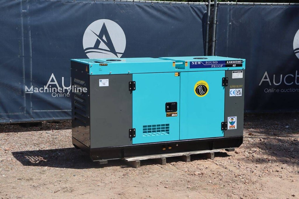 Prodaje se KawaKenki KK40-III-SSS diesel generator na aukciji