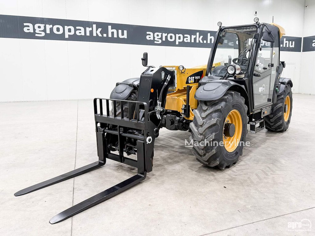Caterpillar TH337C 7.3 m lifting height, 3,300 kg load capacity, joystick, a teleskopski utovarivač