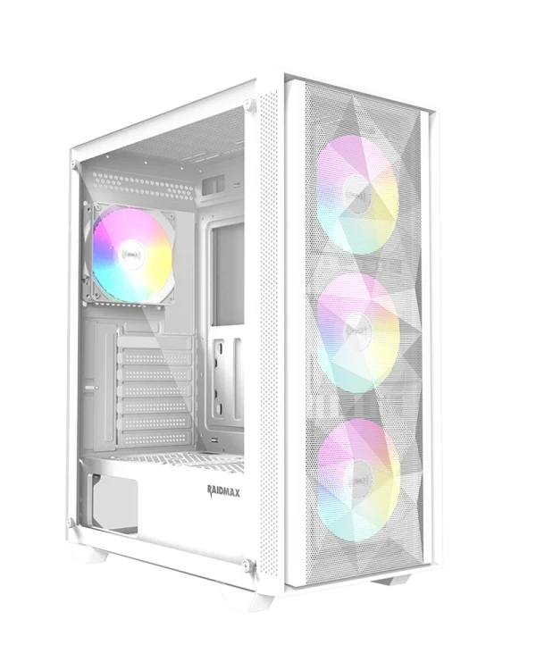 Kuciste Raidmax Vector V217 ARGB White, V217TWF