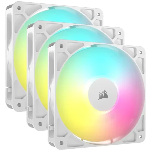 Ventilatori Corsair 3x RS120 ARGB 120mm PWM-Triple Pack - White, CO-9050185-WW
