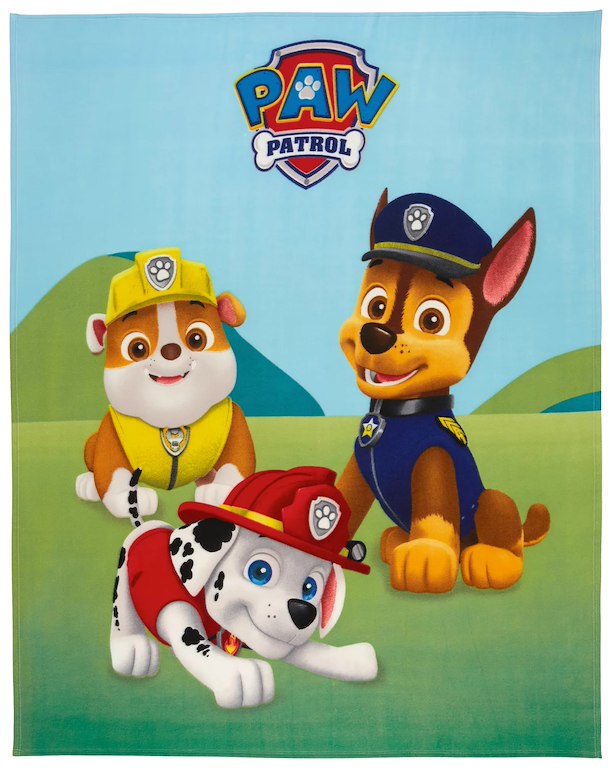 Paw Patrol POKRIVAČ OD FLISA 130/160 cm