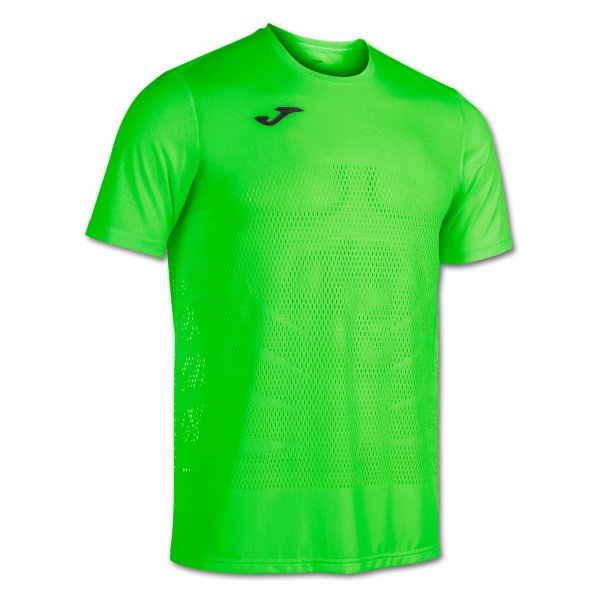 T-SHIRT MARATHON SHORT SLEEVE majica kratkih rukava fluorescentno zeleno L
