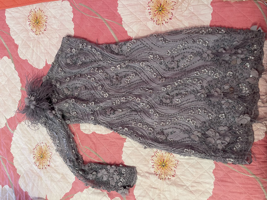 Siva elegantna haljina