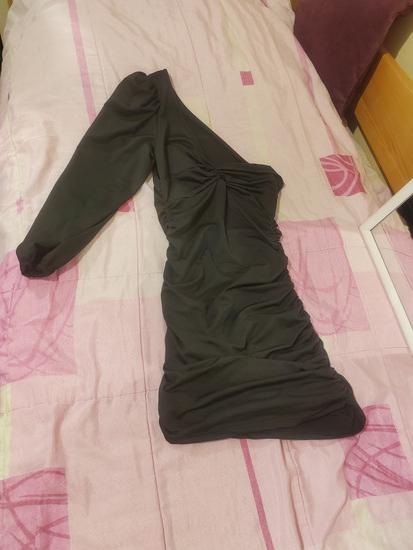 SHEIN crna haljina na jedno rame *novo*