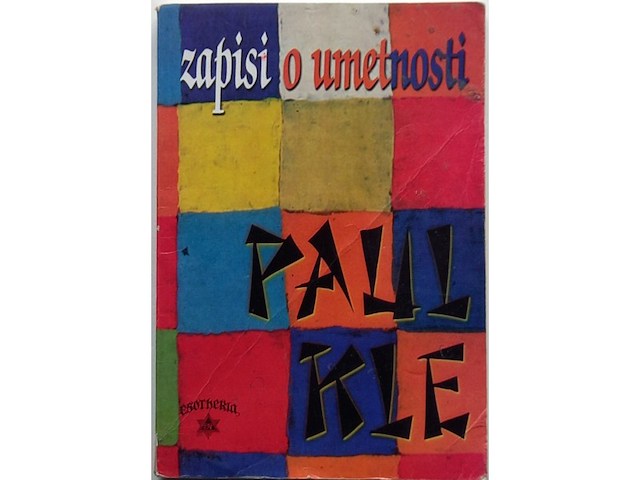 Paul Kle: ZAPISI O UMETNOSTI