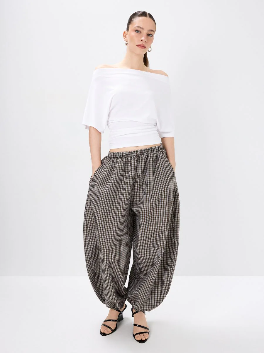 Pantalone balloon fit