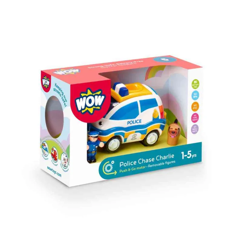 WOW TOYS - POLICIJSKI AUTO CHARLIE