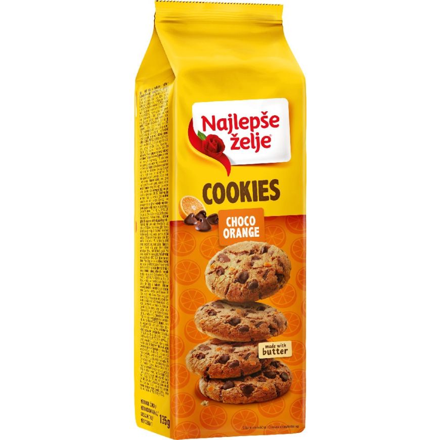 NŽ Cookies čokolada i narandža 135g