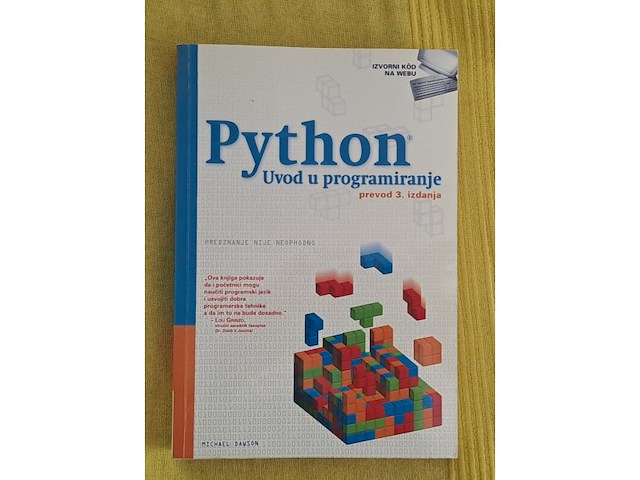 Python Uvod u programiranje  Dawson
