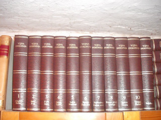 Vojna enciklopedija komplet 1-10 + index, perfekt!!!