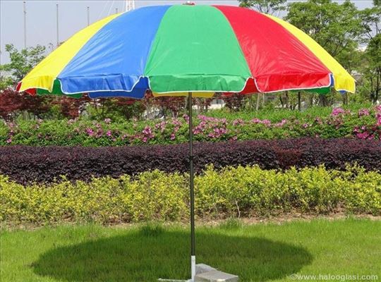 Veseli Suncobran 200 cm nov Sareni za Plazu Bastu