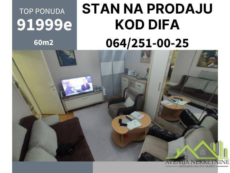 Trosobni stan deseti sprat, Staro groblje - Bulevar zona I - Kalač brdo, Niš
