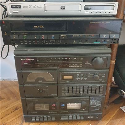 Muzicka linija,dvd player i video rekorder