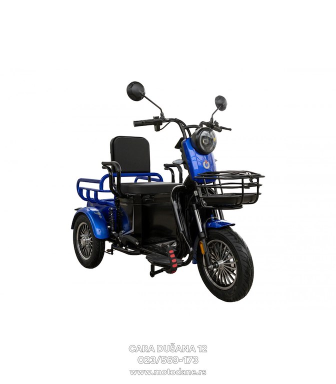 Električni bicikl Veneco BN025 CARGO plavi