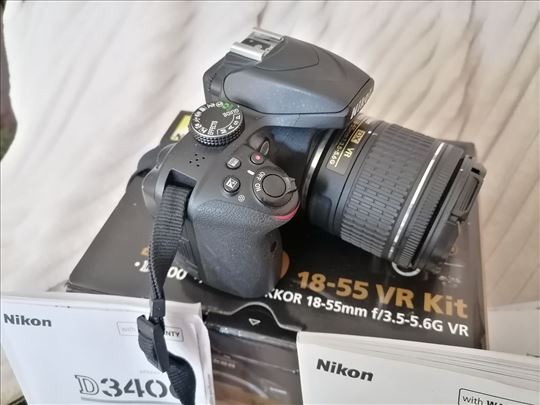 Nikon D3400 sa obj. 18-55 ili 18-140 5437 okidanja
