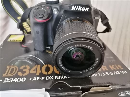 Nikon D3400 sa obj. 18-55 ili 18-140 5437 okidanja