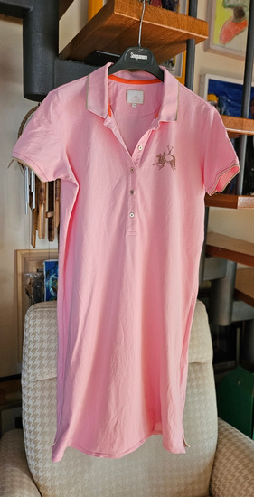 La Martina Orchid polo pamučna haljina