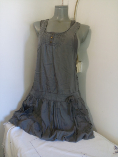 Zara kids siva haljinica S
