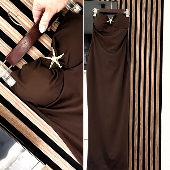 Midi Skims haljina  Sa ojacanjem u grudima XS,S,M