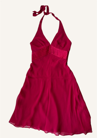 Marilyn Monroe Halter Dress, svila 100%, sniž.5000