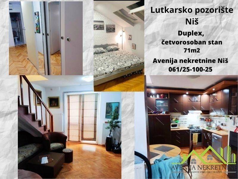 Četvorosobni stan peti sprat, Bulevar Nemanjića - Dom zdravlja - Bulevar zona III, Niš
