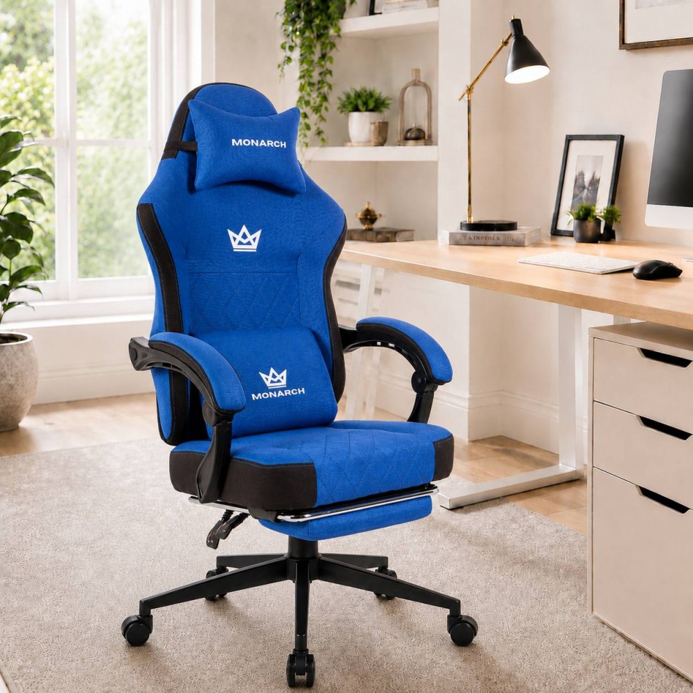 Gejmerske stolice Monarch 6600 AirZone – Blue