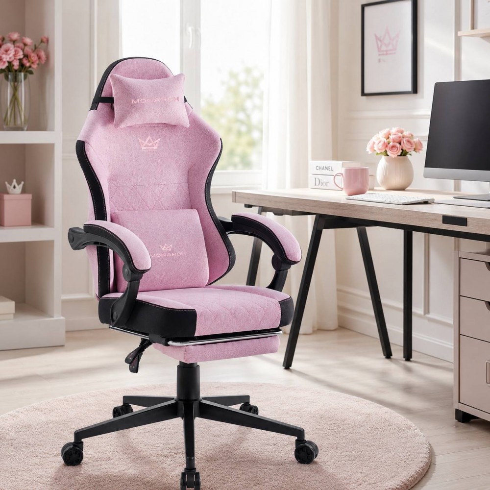 Gaming stolice Monarch 6600 AirZone – Roze