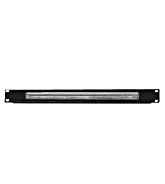 19"Ranžirni panel sa otvorom i četkom,1U,crni
RAL9005 (crna)
