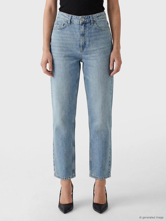 LCW Jeans Ženske Farmerke Sa Visokim Strukom Slim Kroja