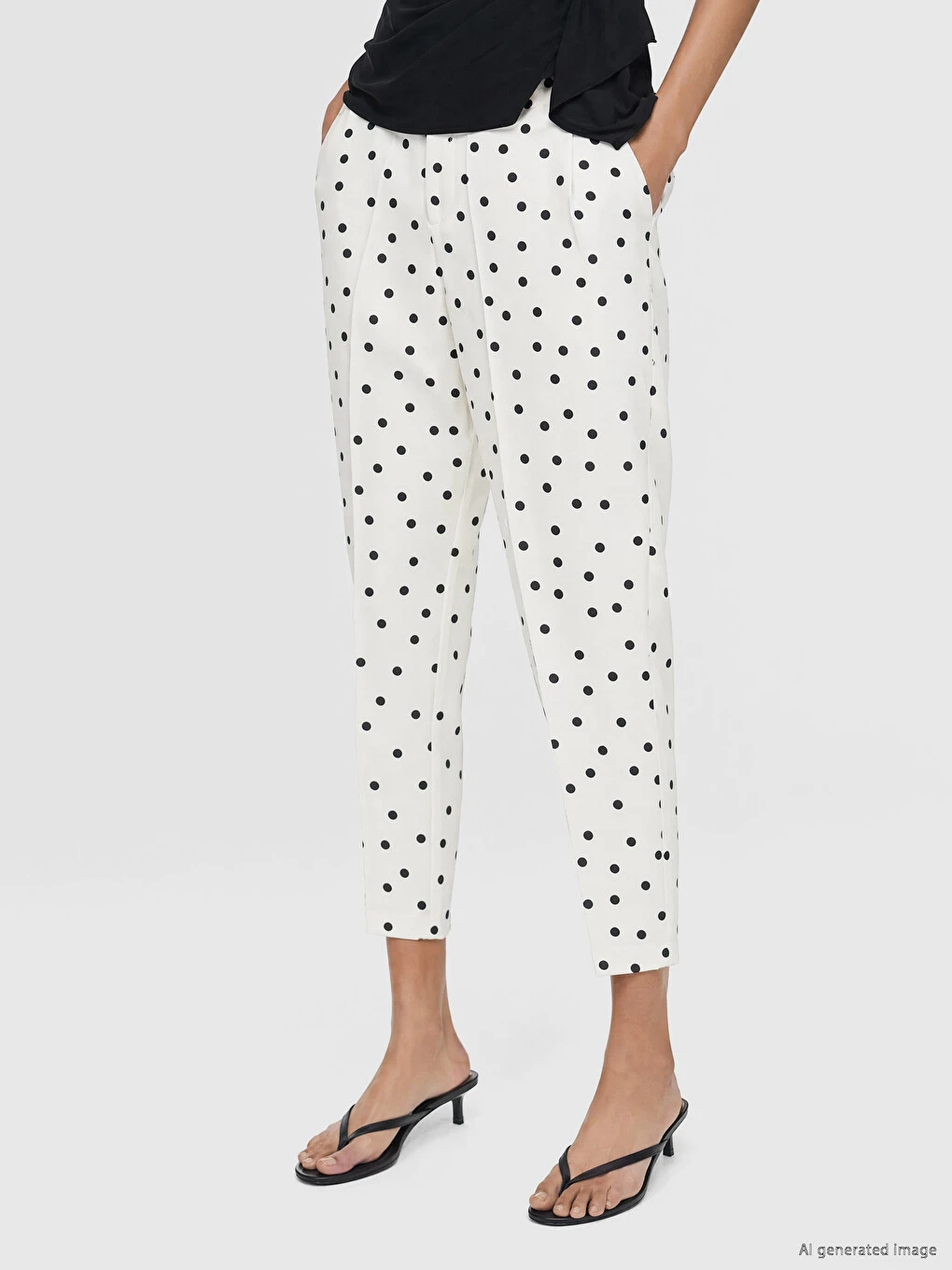 LCW Vision Regular Fit Ženske Pantalone Na Tufnice