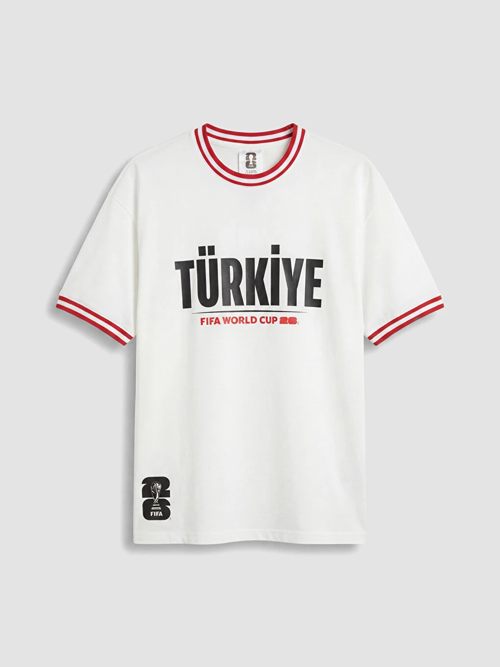 XSIDE ACTIVE Sportska Majica Sa Okruglim Izrezom Turkey Fifa 2026 Sa Štampom Za Muškarce