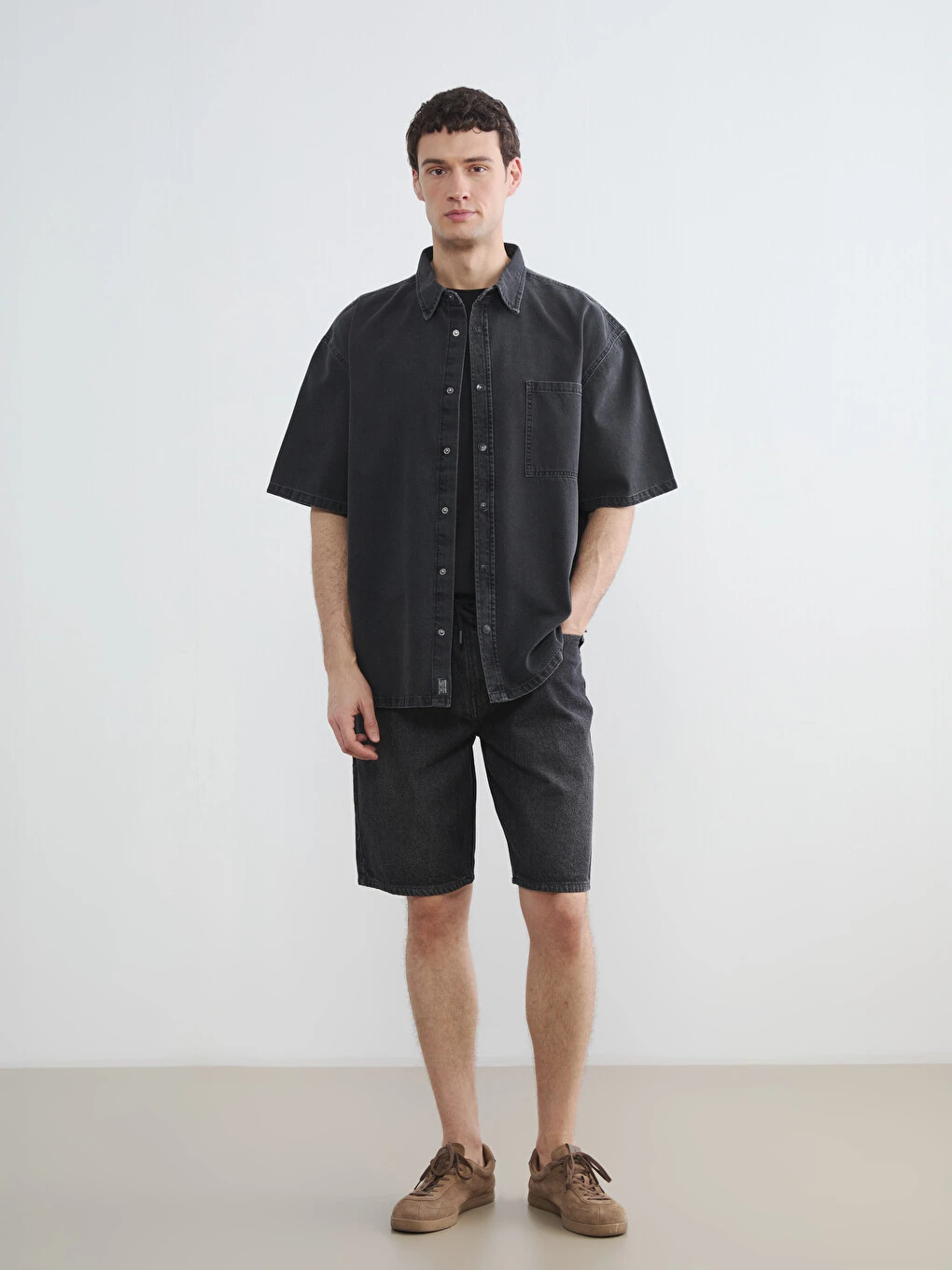 LCW Jeans Loose Fit Muška Teksas Košulja