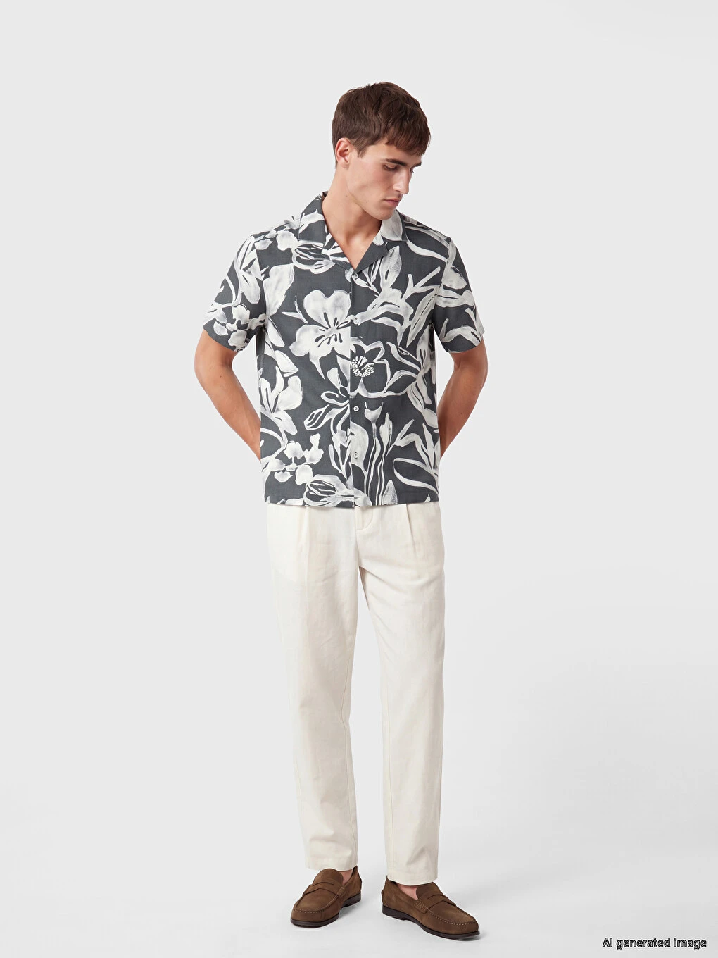LCW Vision Regular Fit Šara Muška Košulja