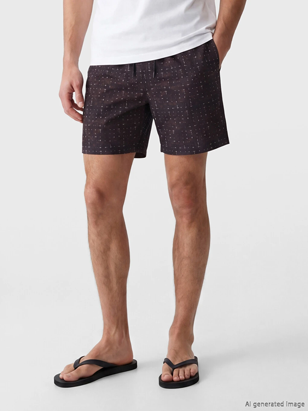 LCW SWIMWEAR Kratak Šorts Za Kupanje Sa Uzorkom Za Muškarce