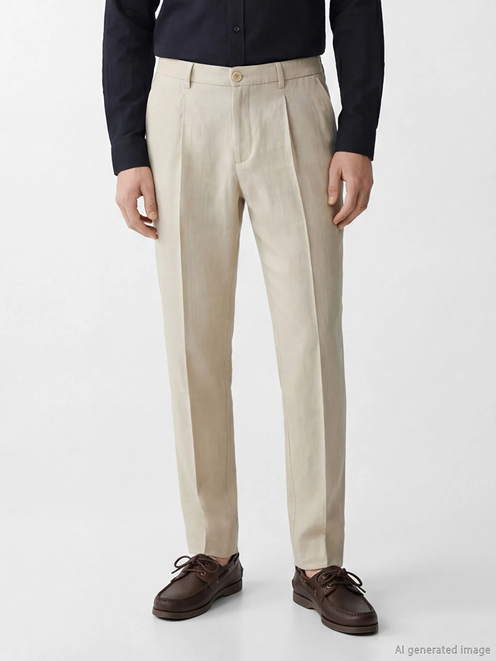 SOUTHBLUE Regular Fit Muške Plisirane Pantalone