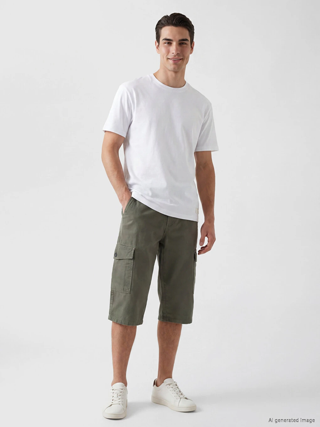 LCW Jeans Regular Fit Muški Teksas Cargo Šorts