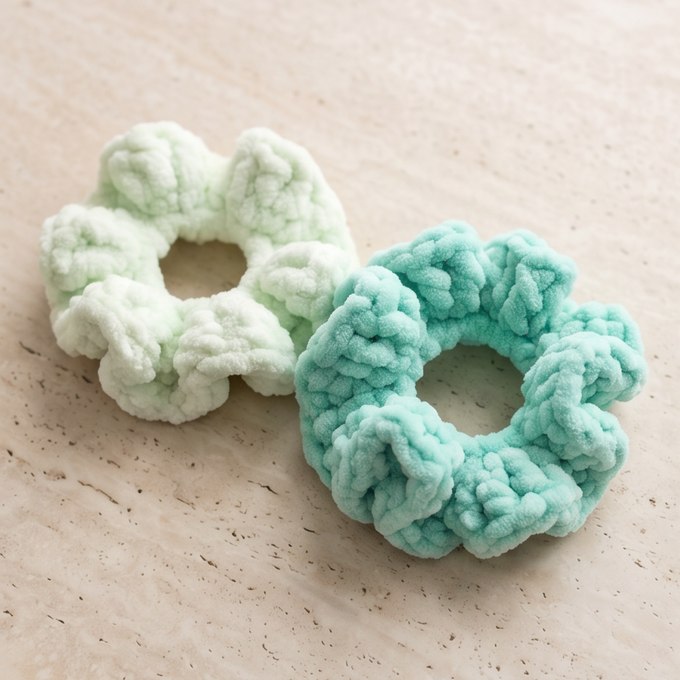 Mint Scrunchie set