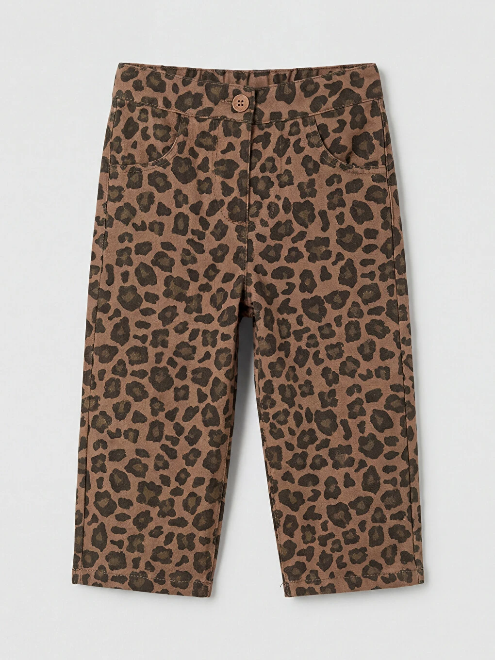 LCW baby Pantalone Od Gabardina Za Bebe Devojčice Regularnog Kroja