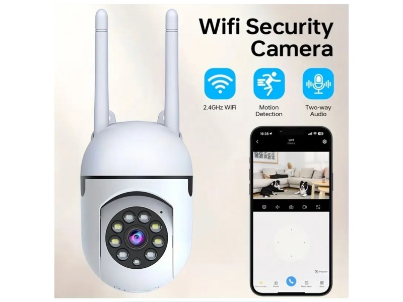 WiFi POKRETNA kamera za video nadzor sa 64Gb MEMORIJOM