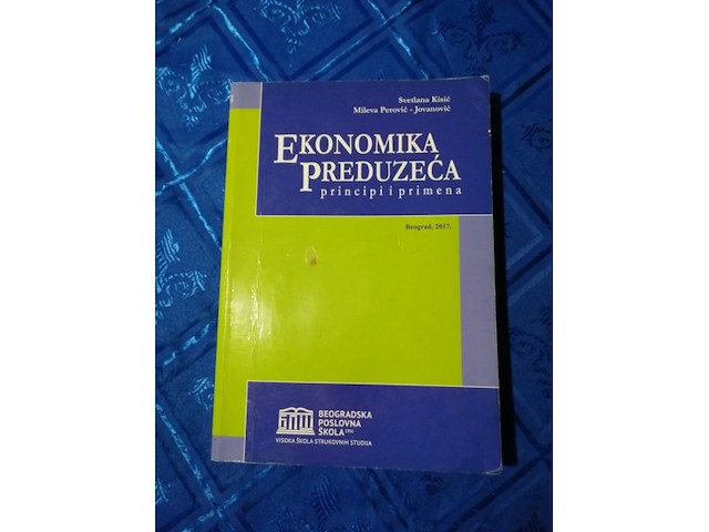 Ekonomika preduzeća - Kisić Perović Jovanović