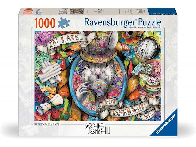 Puzzle slagalica 1000 delova Kasnim, ali to je moderno! Ravensburger 12001712