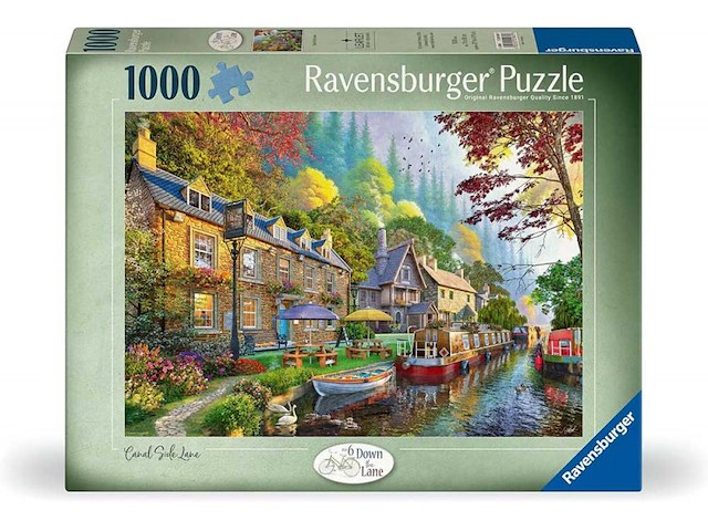 Puzzle slagalica 1000 delova Ulica uz kanal Ravensburger 12001981