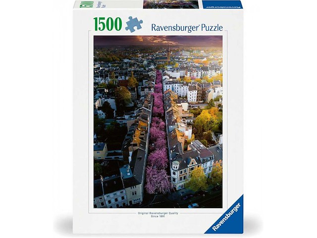 Puzzle slagalica 1500 delova Rascvetane ulice Bona Nemačka Ravensburger 12000730