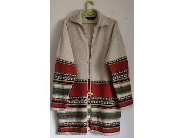 MOUNTAIN etno vuneni kardigan L/XL