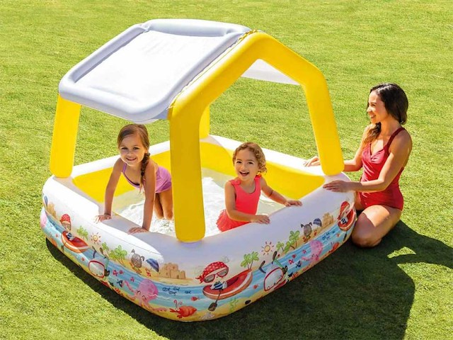 Intex dečiji bazen sa krovom na naduvavanje koji se skida 57470NP