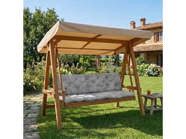 Jastuci za Baštensku Ljuljašku 180x65x65cm MARBLE GREY