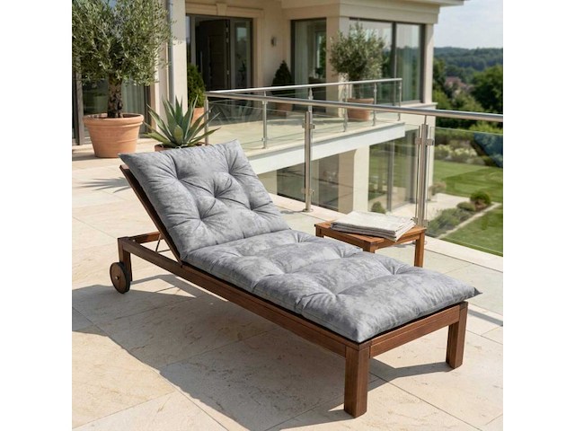 Jastuk Za Baštensku Ležaljku 200x70cm MARBLE GREY