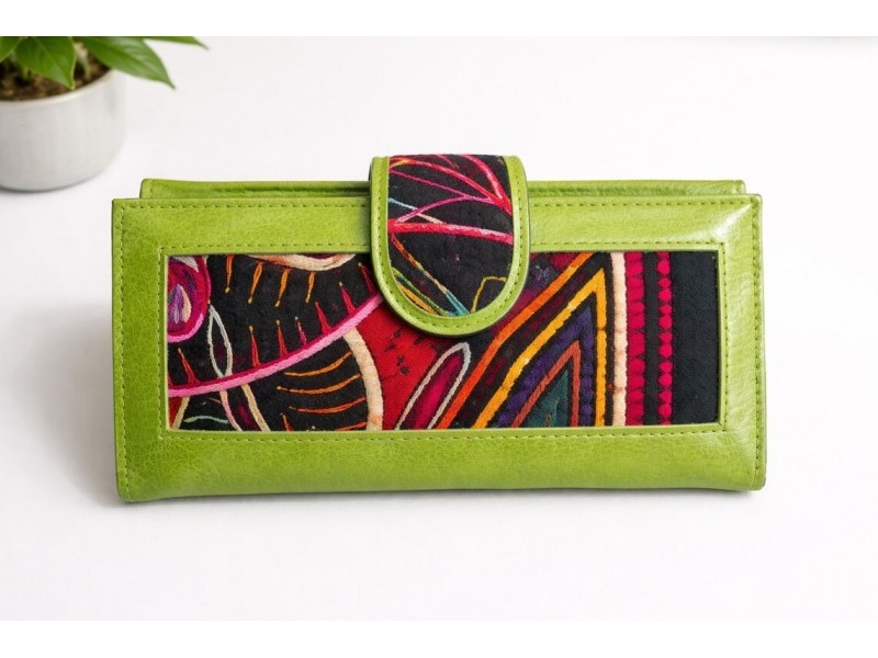 Arte Kuna Colombia NOVČANIK KOŽA HAND MADE